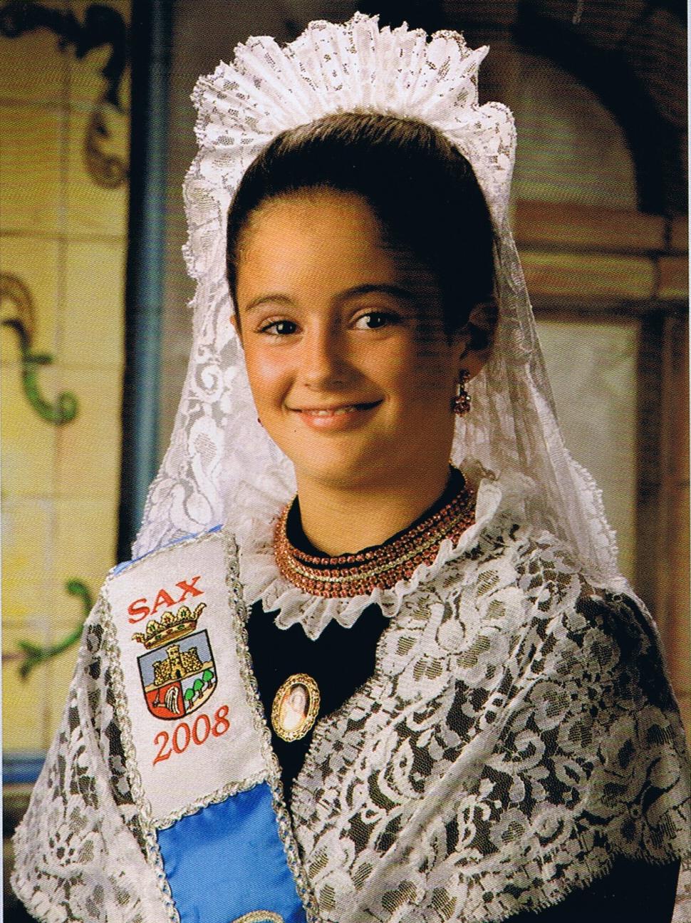 2008 – Dama infantl – María Mataix Gan « Comparsa de Alagoneses